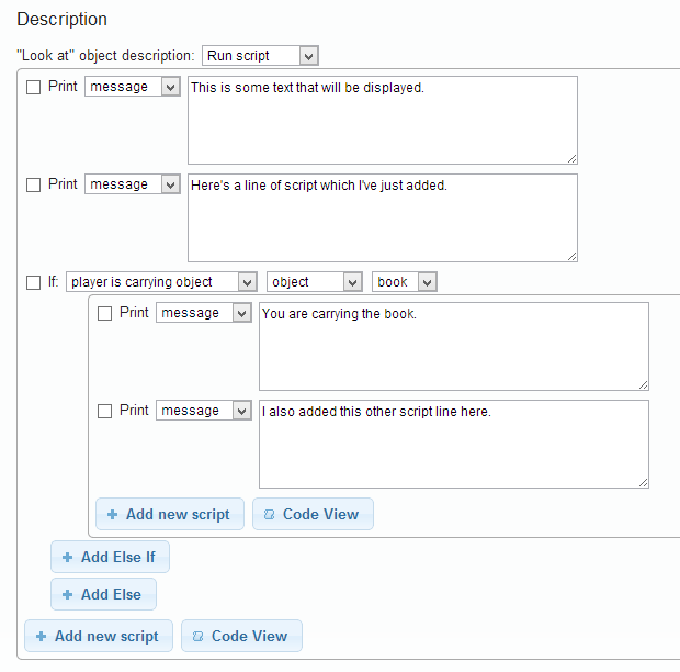 Quest 5.4 Script Editor – showing you teh codez | Text Adventures Blog